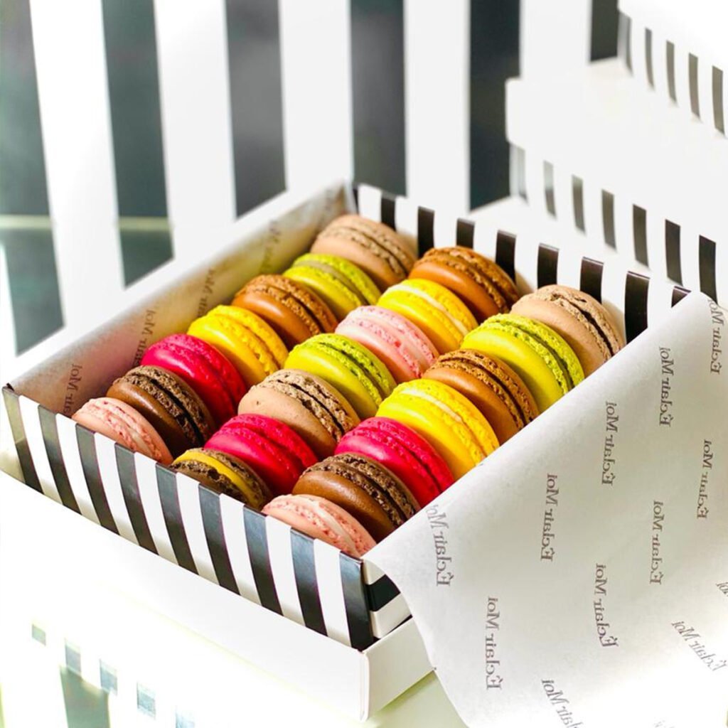 Caixa 21 Macarons – Éclair Moi